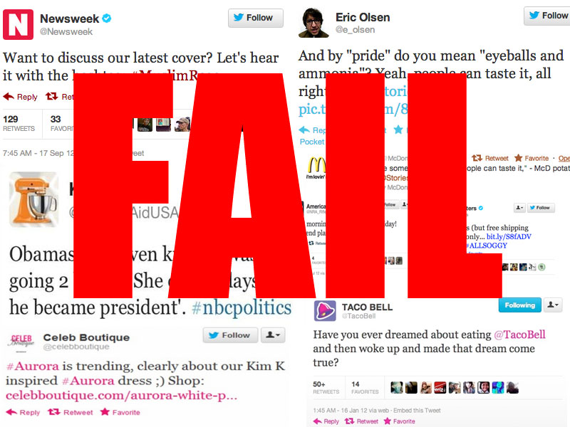 Pando: Seven lessons from the worst social media fails of 2012